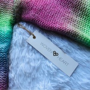 Woven Heart | Sweaters | Woven Heart Rainbow Knitted Sweater Size Xl ...